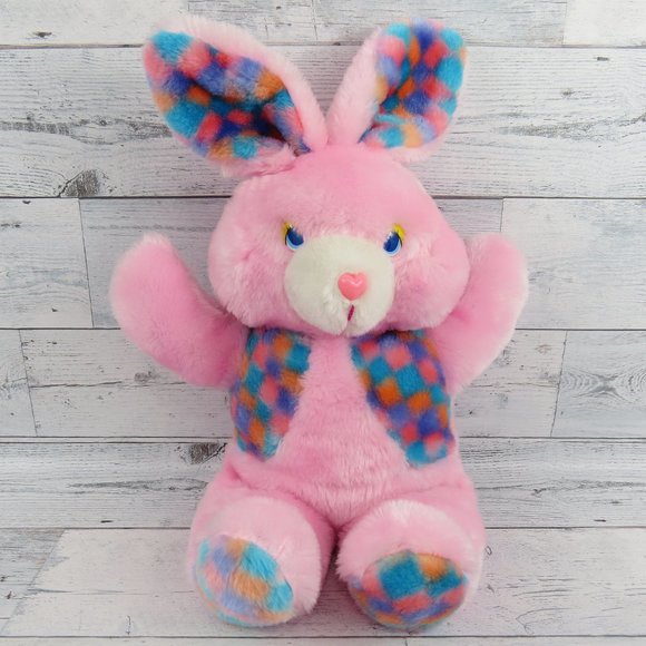 Unbranded | Toys | Vintage Unbranded Pink Patchwork Bunny 2 Rabbit ...